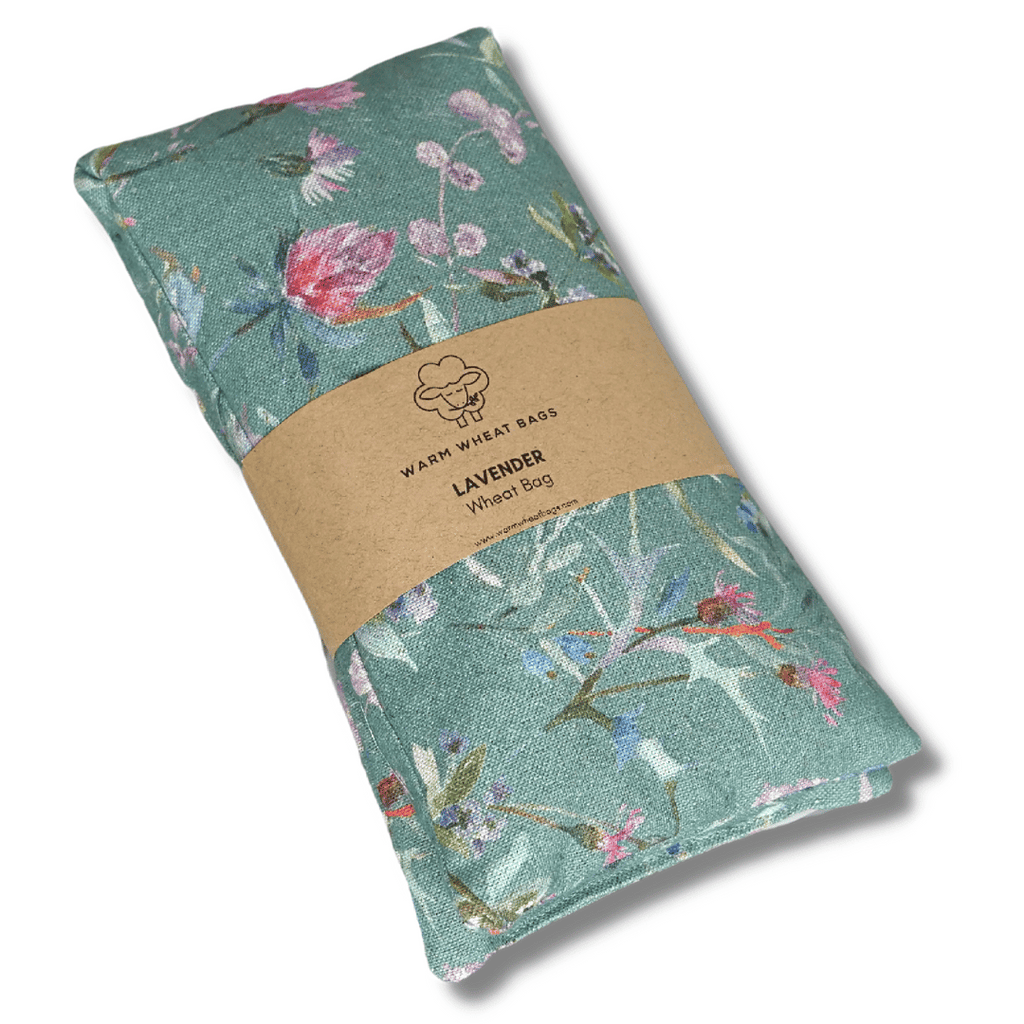 Microwave Wheat Bag: Organic Green Floral - Warm Wheat Bags